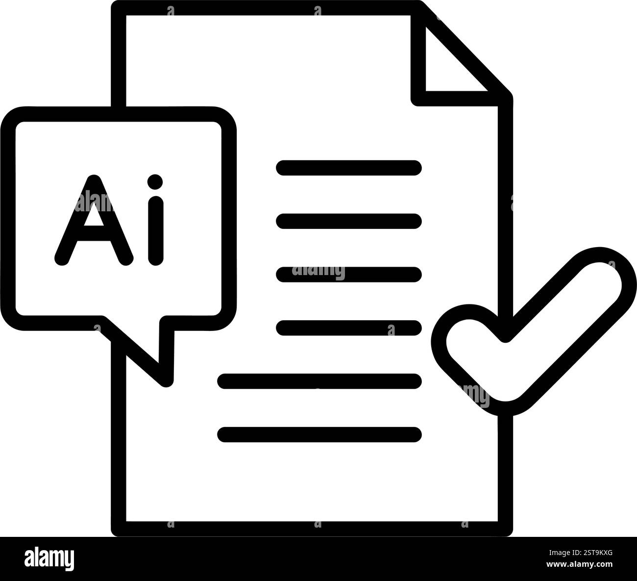 AI education checklist icon Stock Vector Image & Art - Alamy