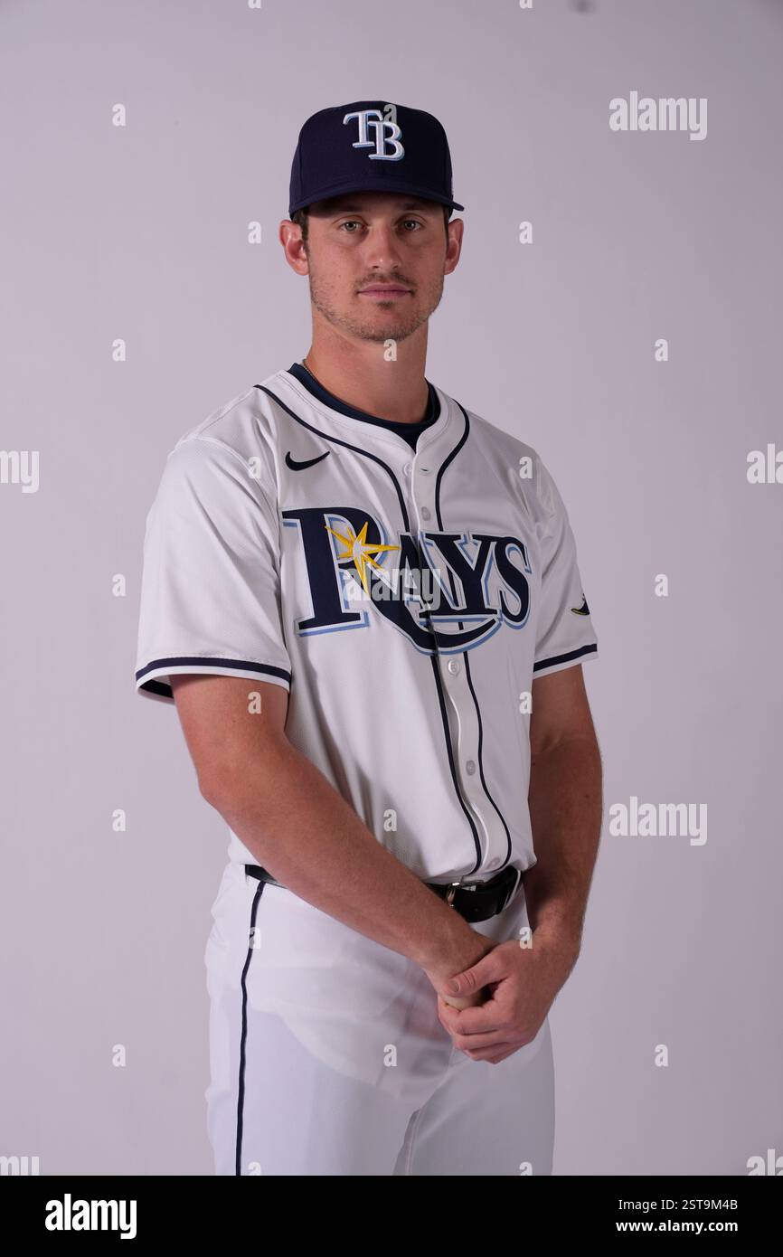 Tampa Bay Rays pitcher Mason Montgomery poses for a portrait during ...