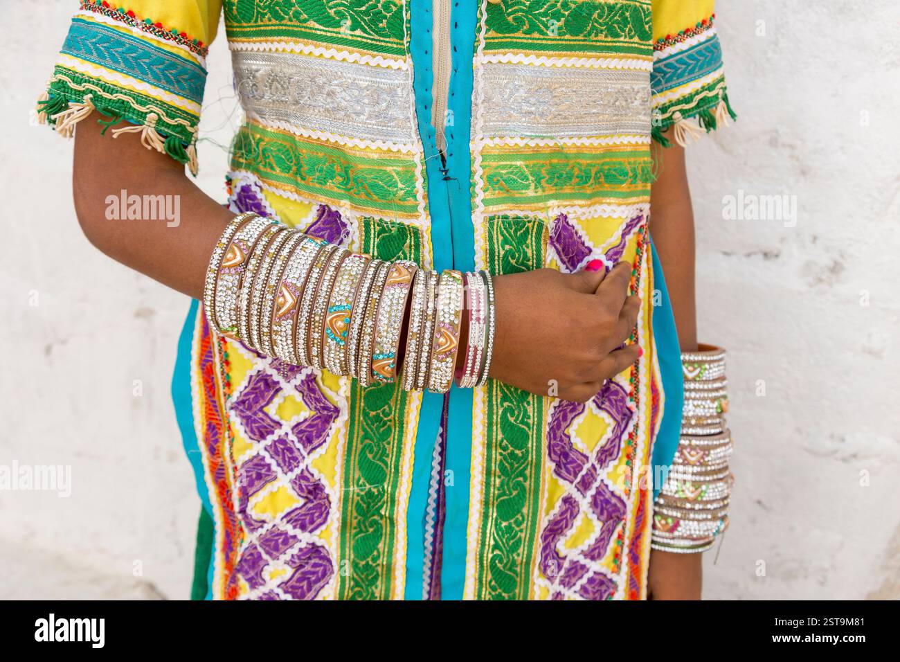 Asia, India, State of Gujarat, Bhuj,Kutch, Ludiya village. Meghwal ...