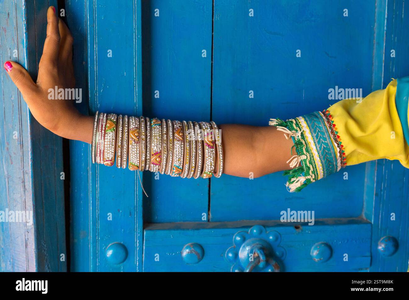 Asia, India, State of Gujarat, Bhuj,Kutch, Ludiya village. Meghwal ...