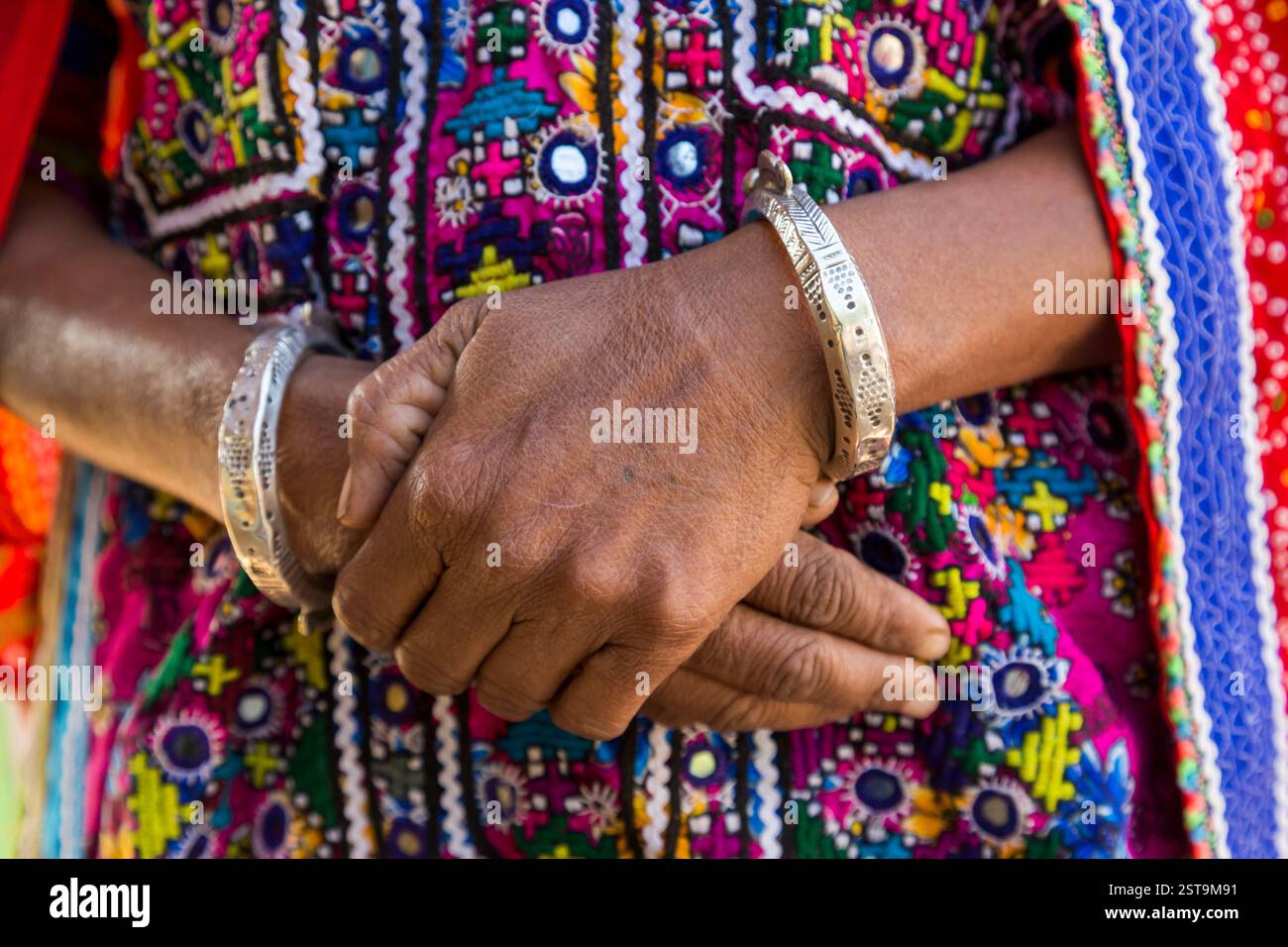 Asia, India, State of Gujarat, Bhuj,Kutch, Ludiya village. Meghwal ...