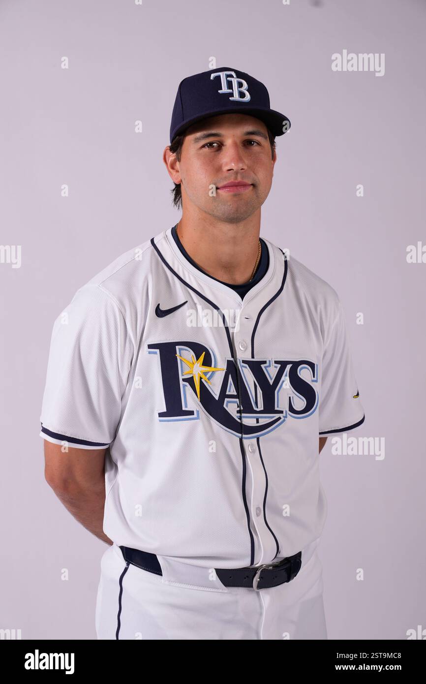 Tampa Bay Rays pitcher Ian Seymour poses for a portrait during photo ...