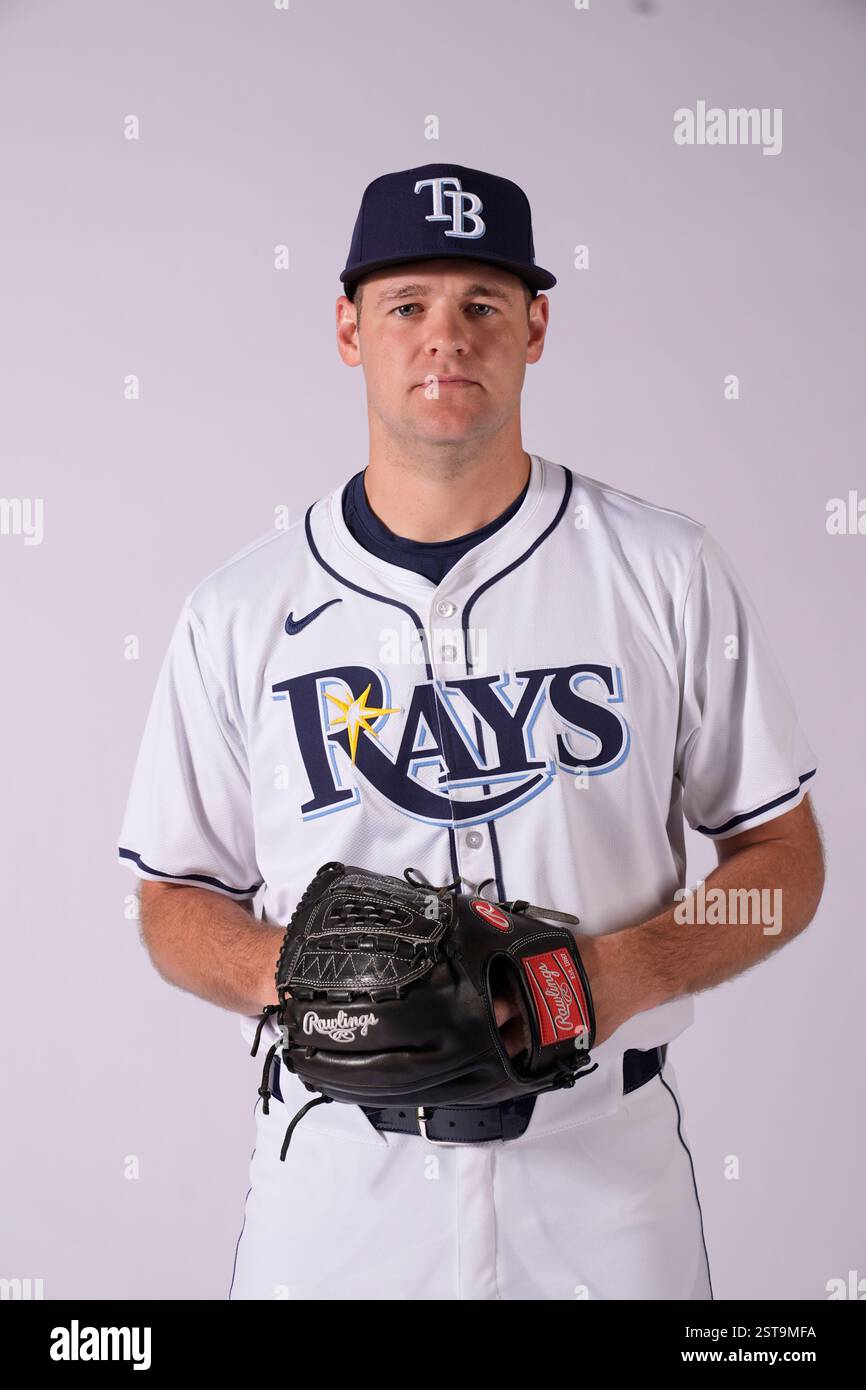 Tampa Bay Rays pitcher Nathan Wiles poses for a portrait during photo ...