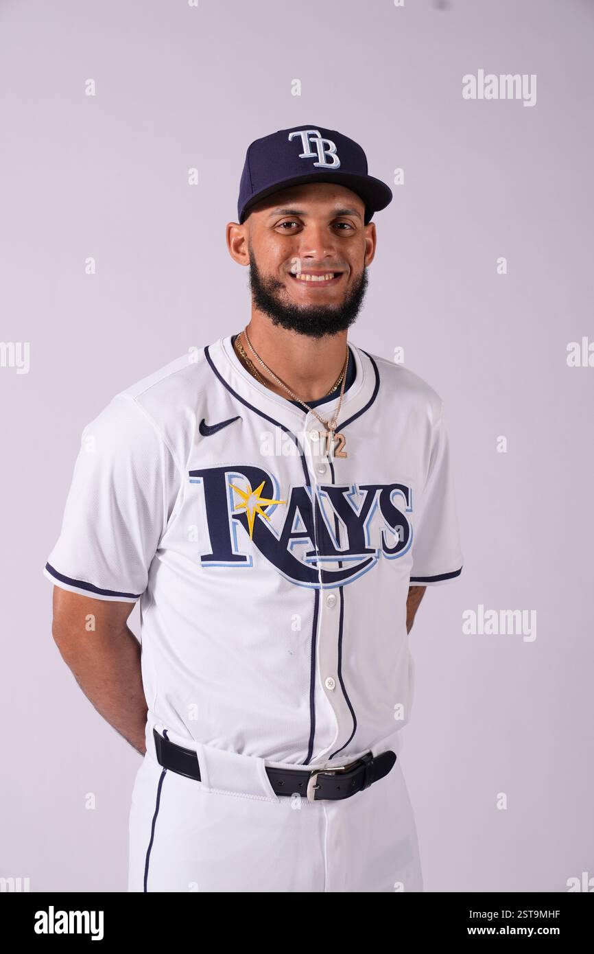 Tampa Bay Rays pitcher Jonathan Hernandez poses for a portrait during ...