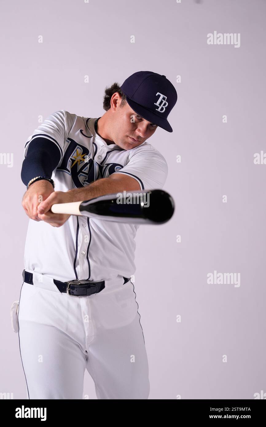 Tampa Bay Rays infielder Bob Seymour poses for a portrait during photo ...