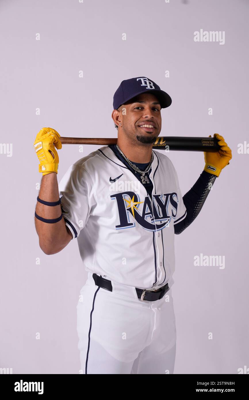 Tampa Bay Rays third base Christopher Morel poses for a portrait during ...