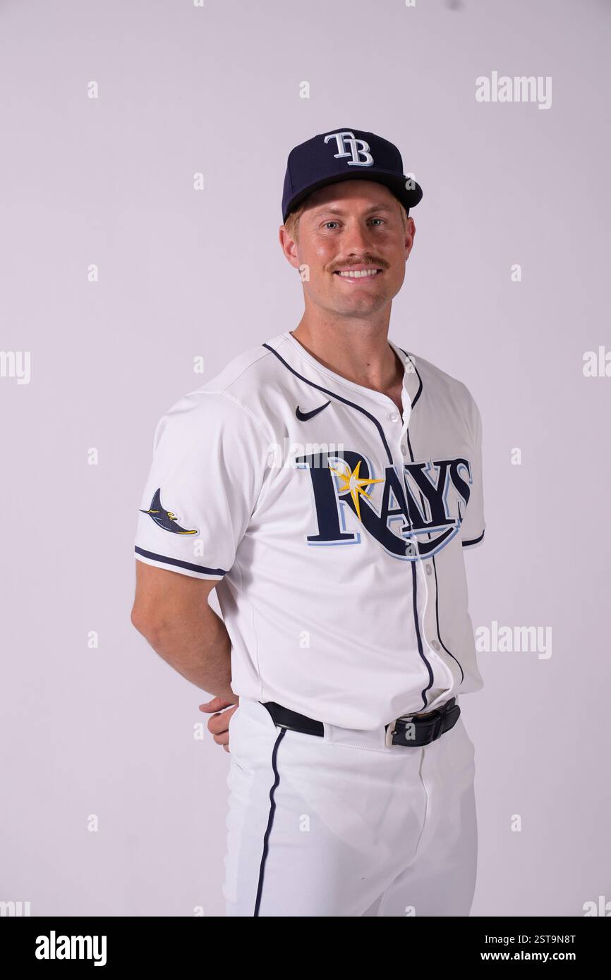 Tampa Bay Rays outfielder Jonny DeLuca poses for a portrait during ...