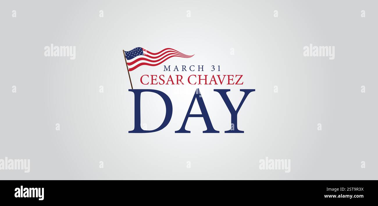 Honoring the Legacy Embracing Cesar Chavez Day on March 31 Stock Vector ...