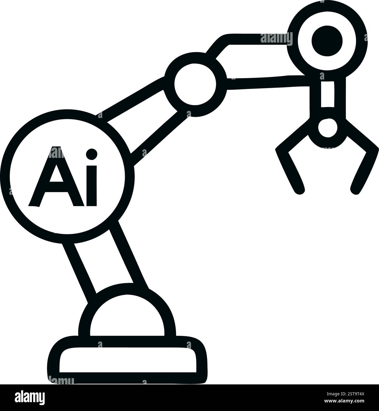 Ai robotic arm icon Stock Vector Image & Art - Alamy