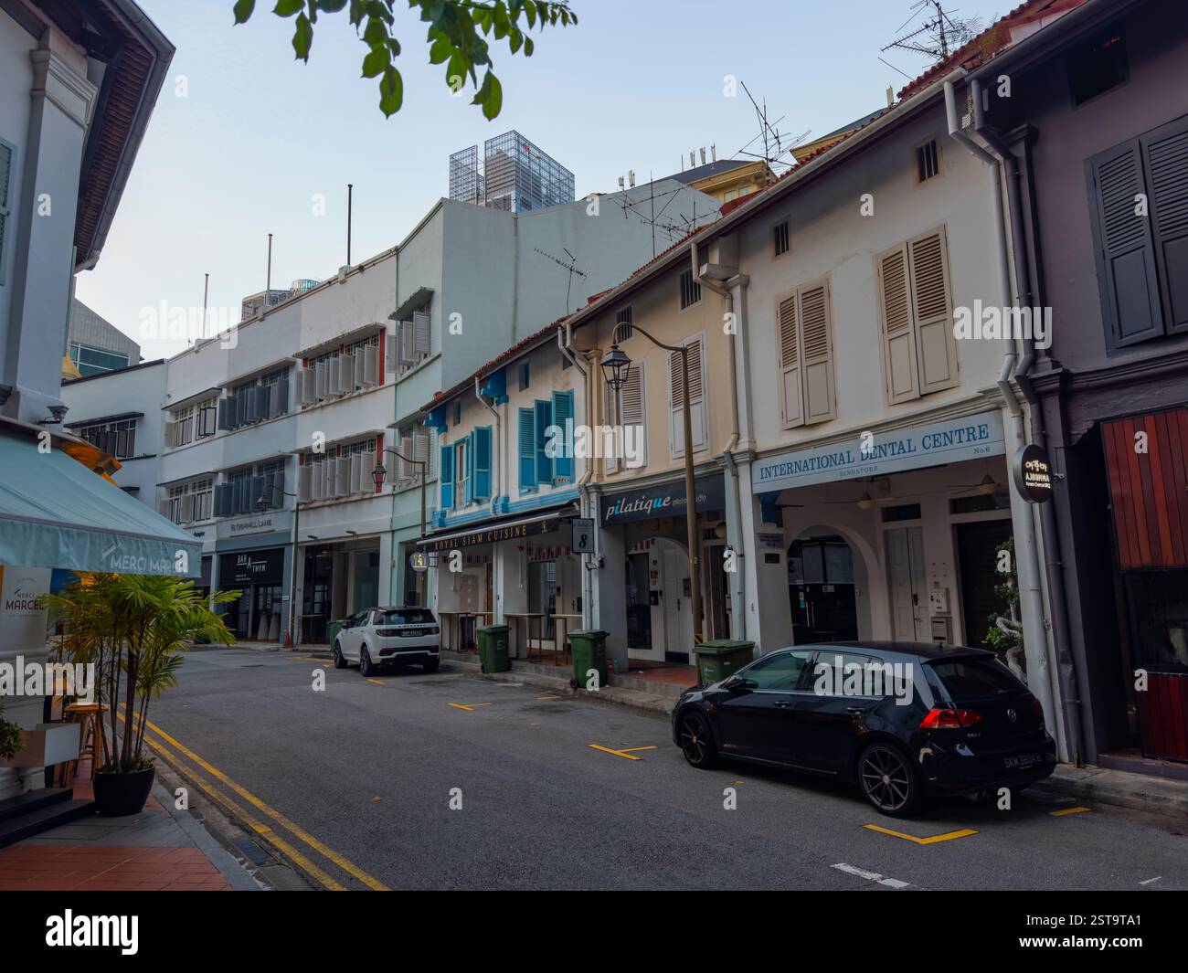 Chinatown historic commercial building on Gemmill Lane at Club Street ...