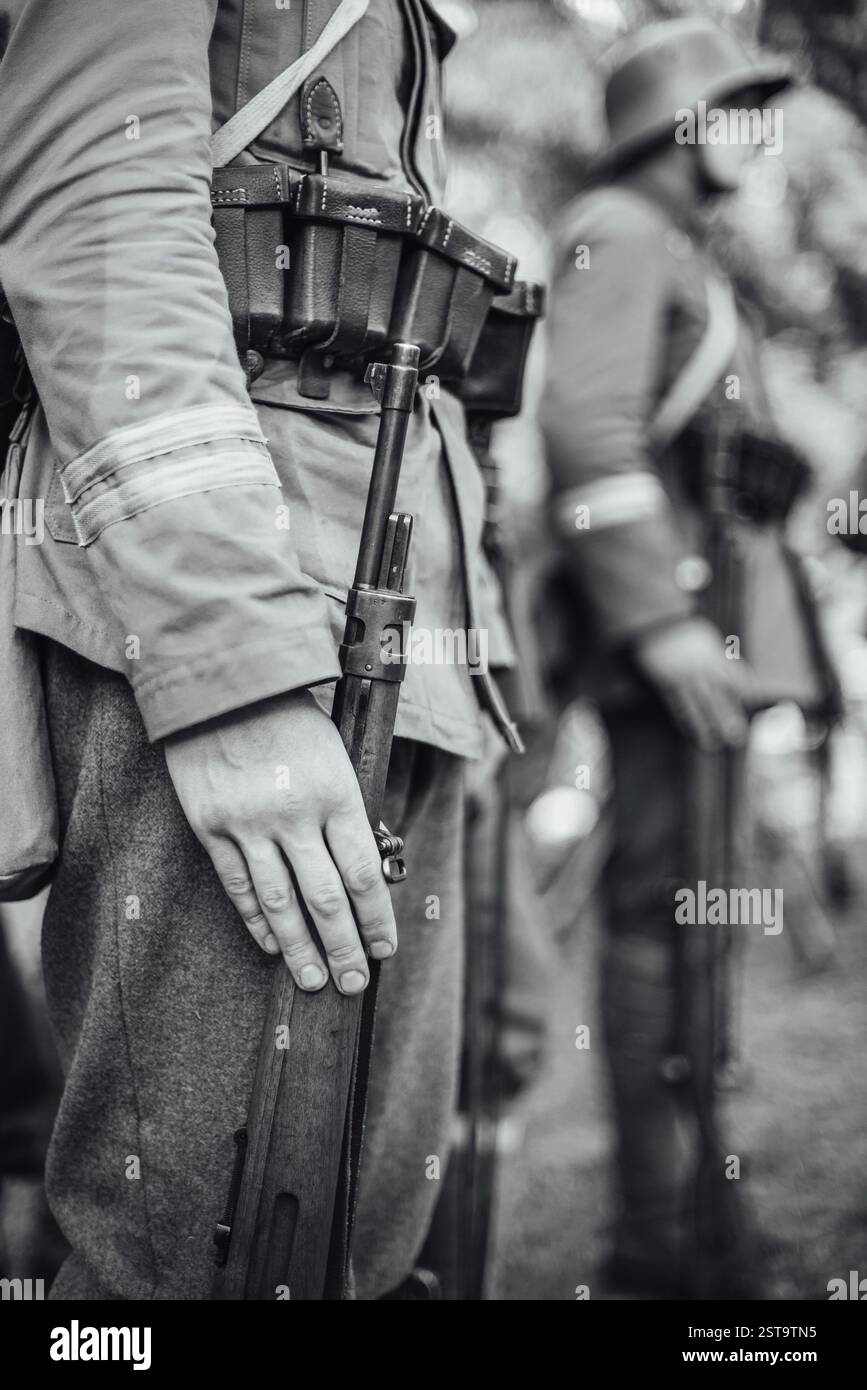 Group of people fighting on white hi-res stock photography and images ...