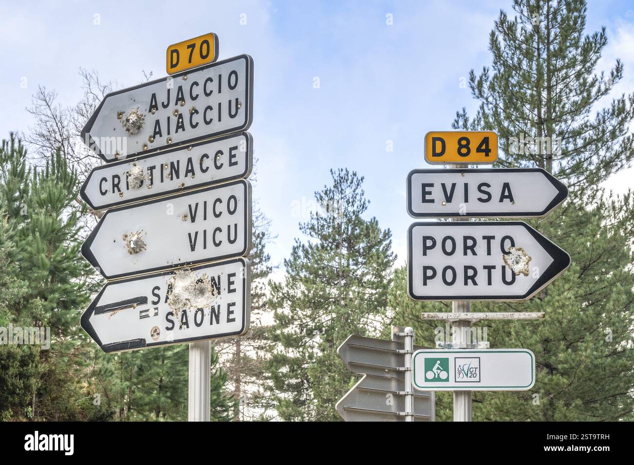 In the fight for independence from France, street signs are riddled ...