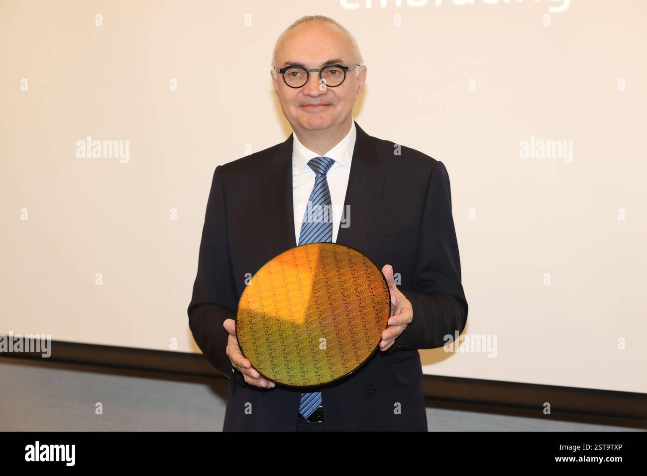 18th Feb, 2025. imec CEO in Seoul Luc Van den hove, CEO of ...
