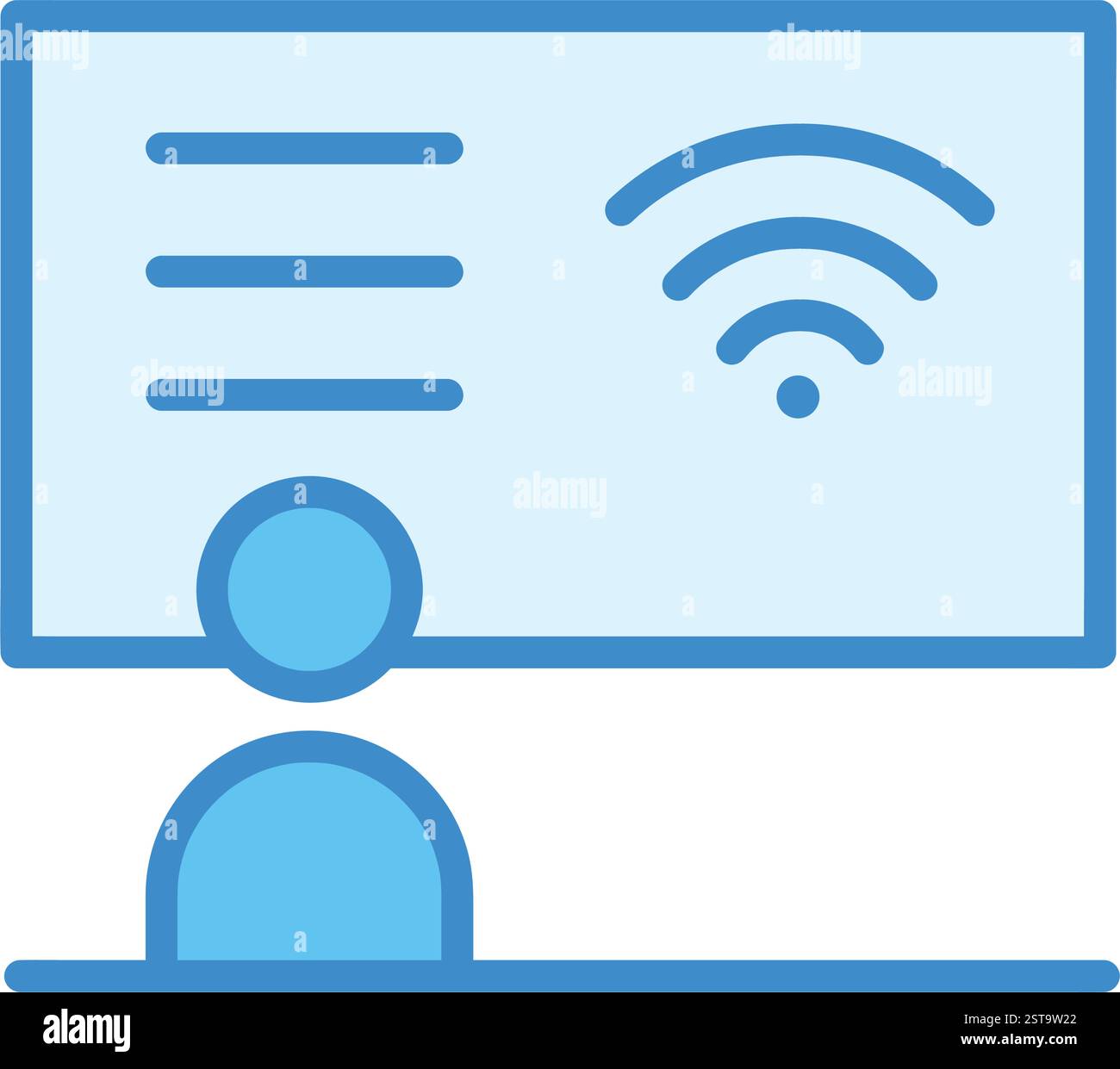 AI in Education smart board icon Stock Vector Image & Art - Alamy