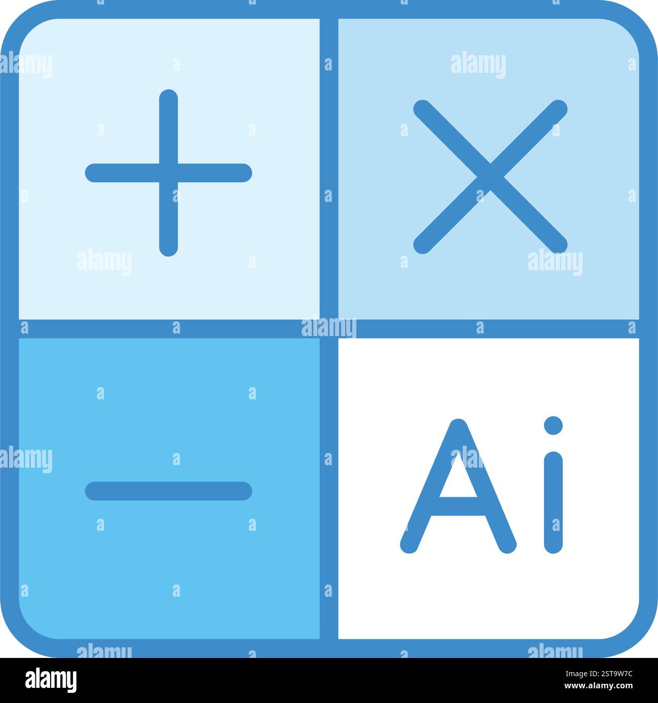 AI in Education AI mathematics icon Stock Vector Image & Art - Alamy