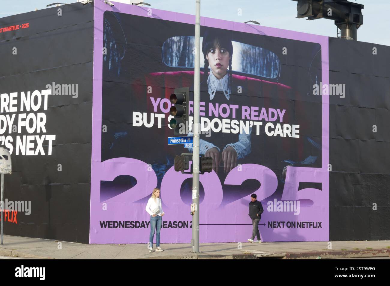 Los Angeles, California USA 17th February 2025 Netflix Tim Burton ...