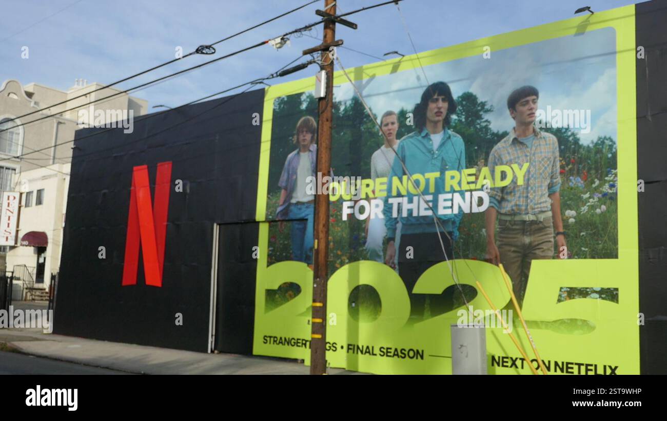Los Angeles, California USA 17th February 2025 Netflix Stranger Things ...