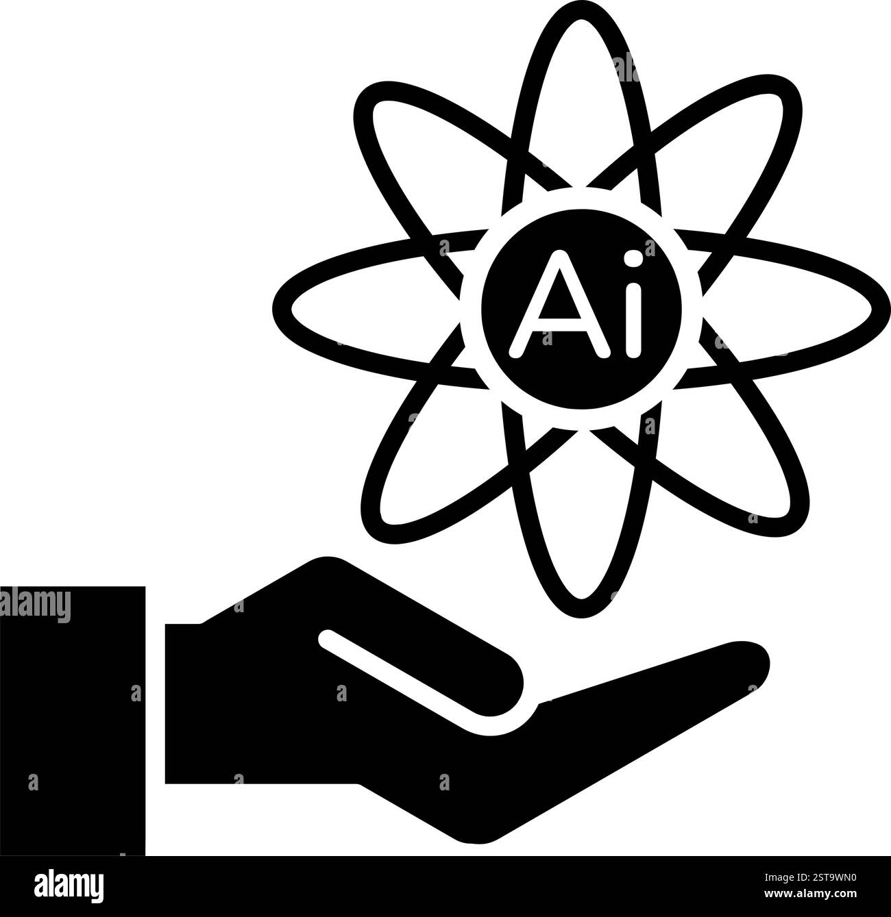 Generative AI atom icon Stock Vector Image & Art - Alamy