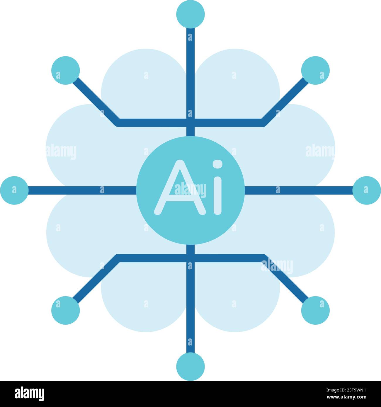 Generative Ai Nodes Icon Stock Vector Image And Art Alamy