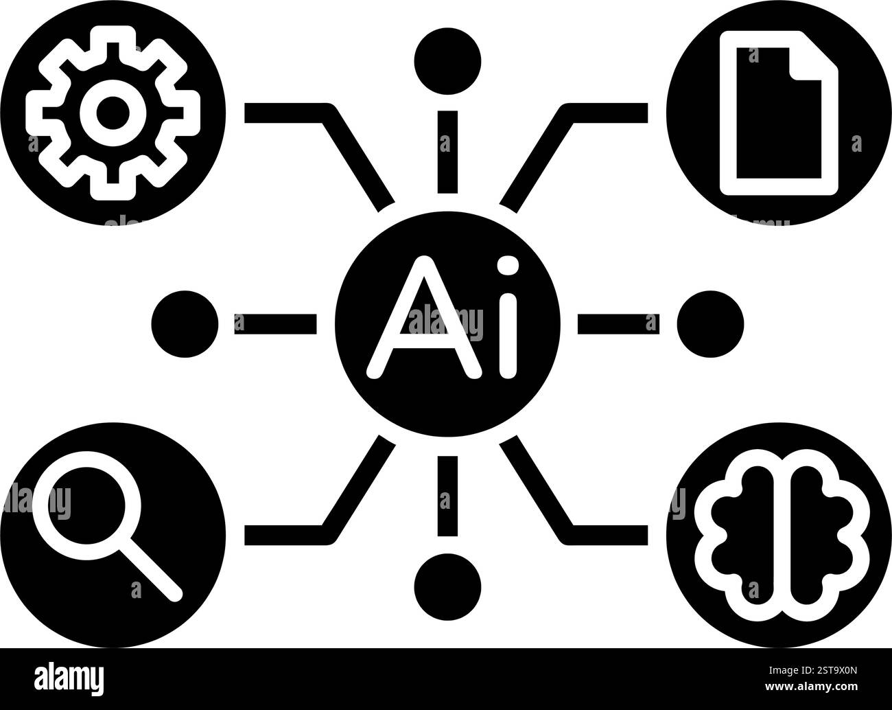 Generative AI hub icon Stock Vector Image & Art - Alamy