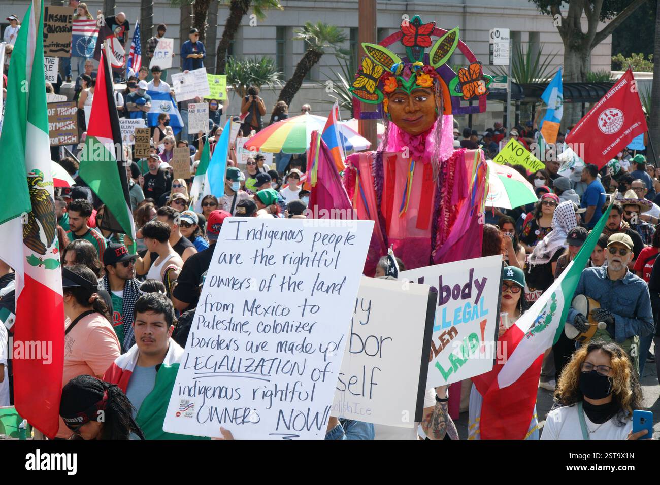 February 17, 2025, Los Angeles saw significant protests as part of the ...