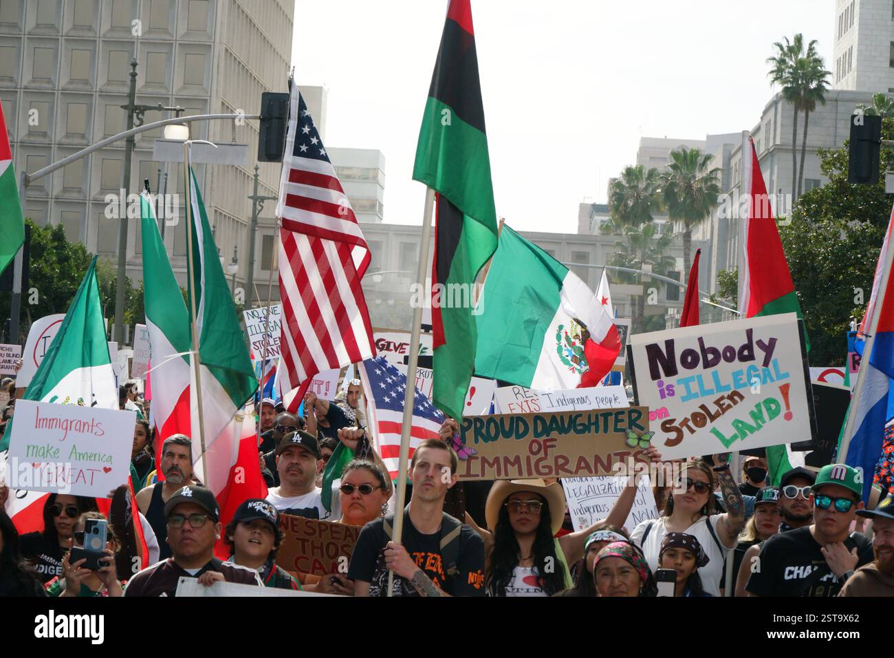 February 17, 2025, Los Angeles saw significant protests as part of the ...