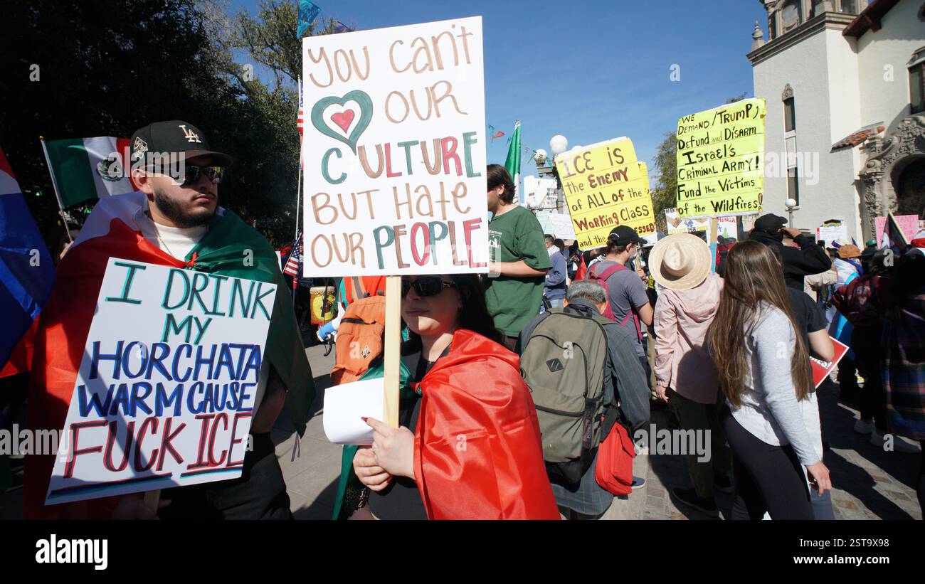 February 17, 2025, Los Angeles saw significant protests as part of the ...