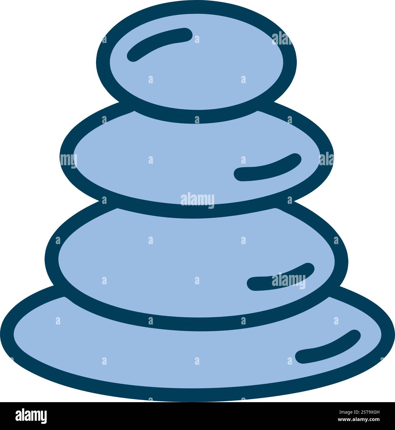 Mindful stones Stock Vector Images - Alamy