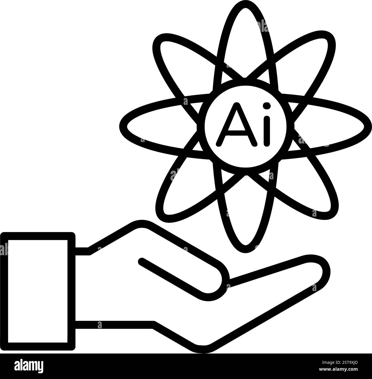 Generative AI atom icon Stock Vector Image & Art - Alamy