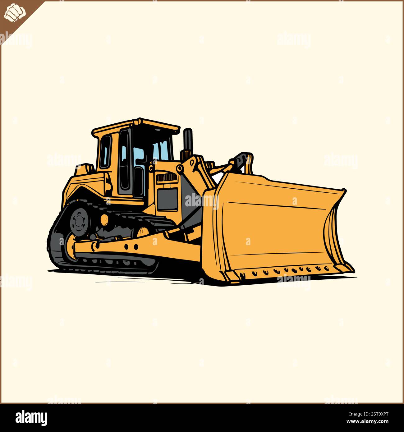 Big earthmover Stock Vector Images - Alamy