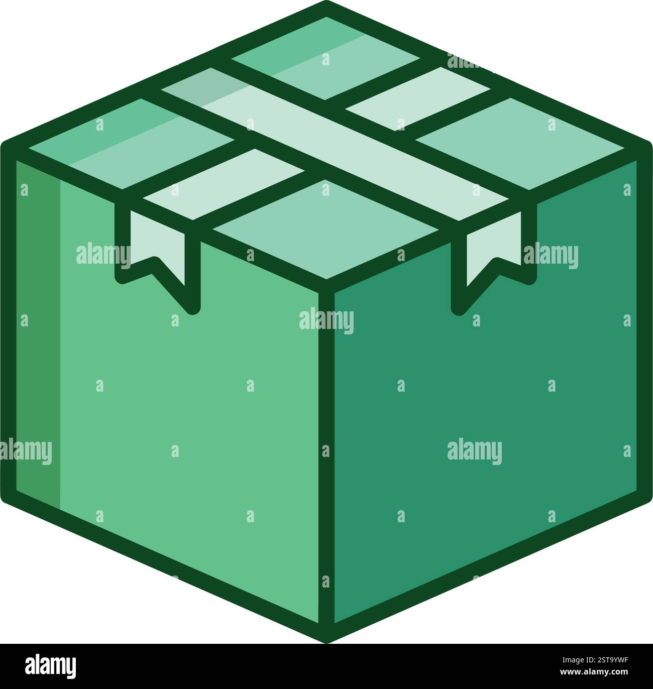 Biodegradable packing box Stock Vector Images - Alamy