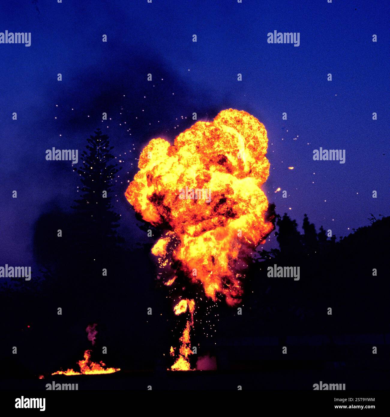 Fireball explosion, Perth, Western Australia Stock Photo - Alamy
