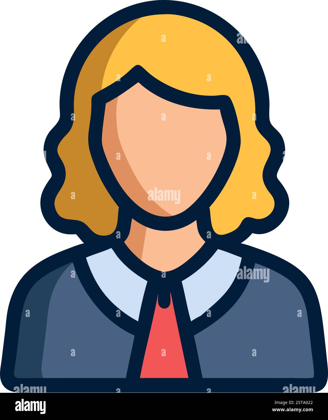 Female lawyer in business suit icon Stock Vector Image & Art - Alamy