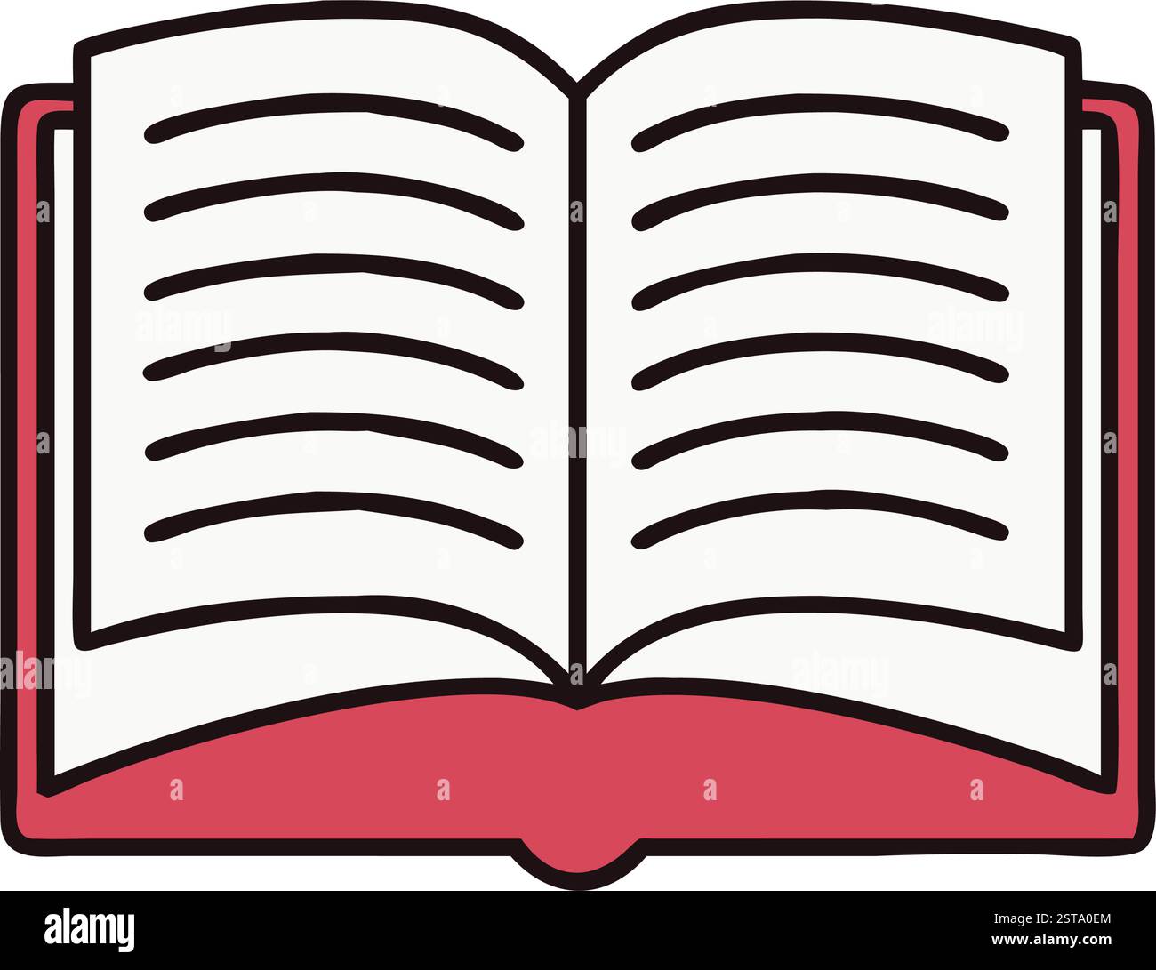 open book symbolizing knowledge Stock Vector Image & Art - Alamy