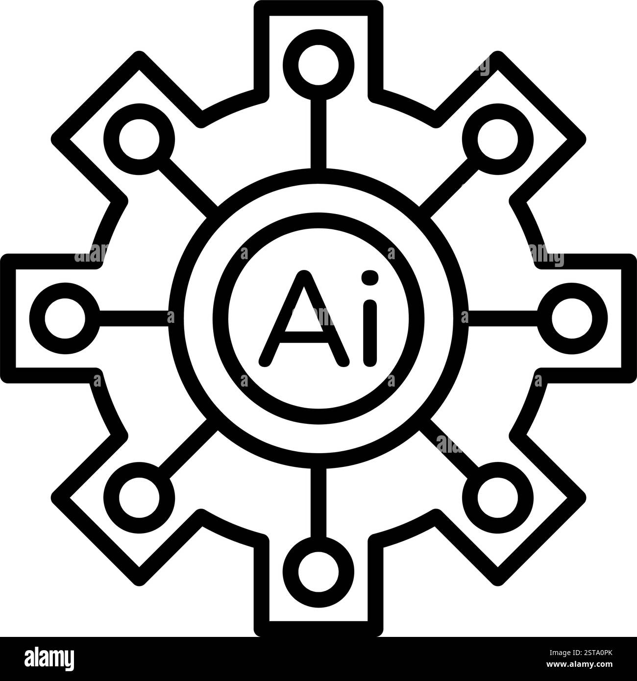 Generative AI gear icon Stock Vector Image & Art - Alamy