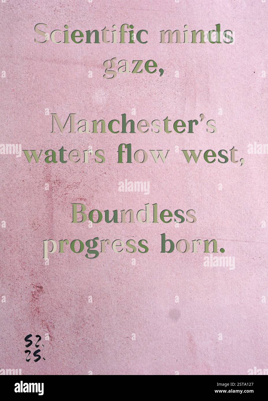 Scientific minds gaze, Manchester's waters flow west, Boundless ...