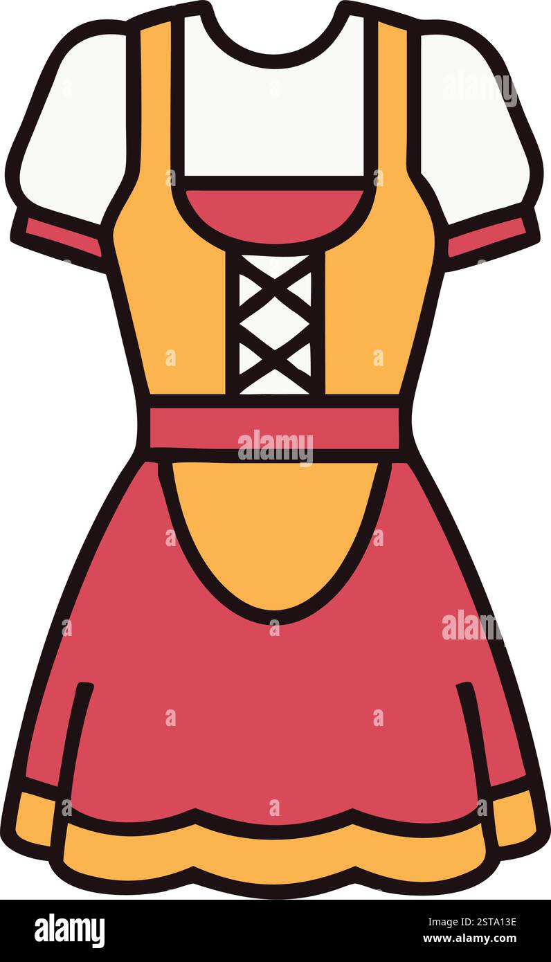 Dirndl heritage Stock Vector Images - Alamy