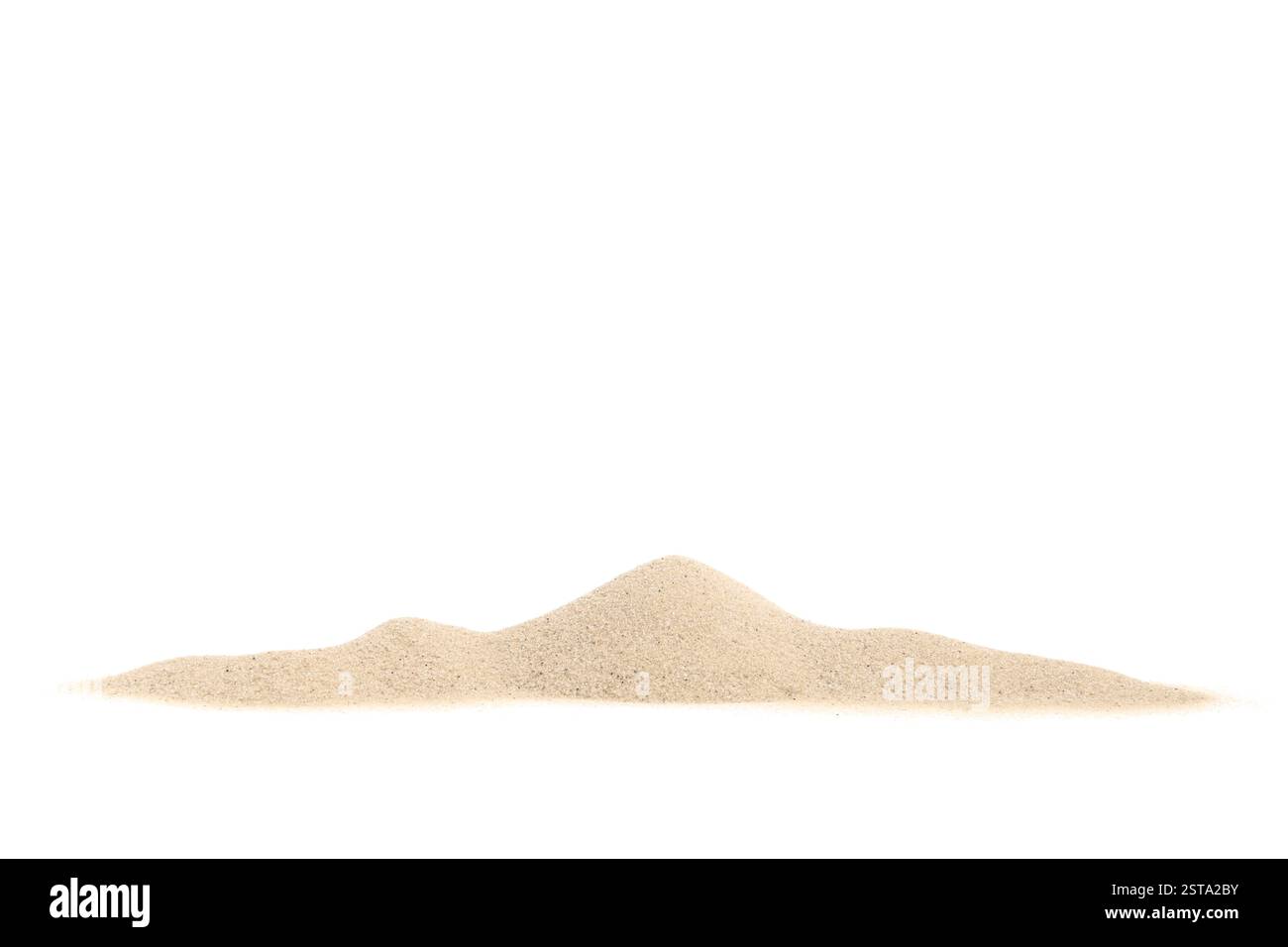 Light beach sand on white background Stock Photo - Alamy