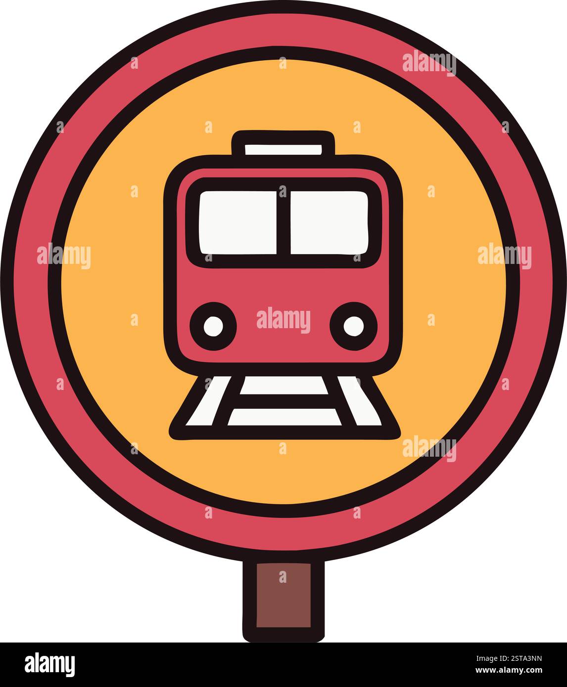 Germany train station Stock Vector Images - Alamy