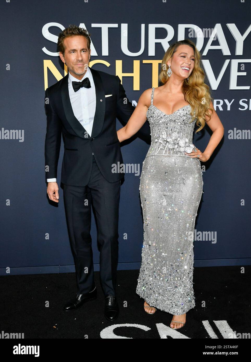 Ryan Reynolds, left, and Blake Lively attend the SNL50: The Anniversary ...