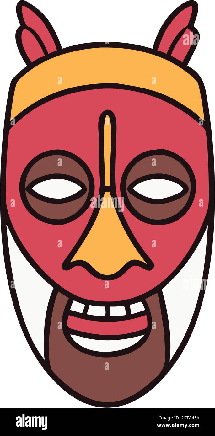 Germany mask with traditional Stock Vector Image & Art - Alamy
