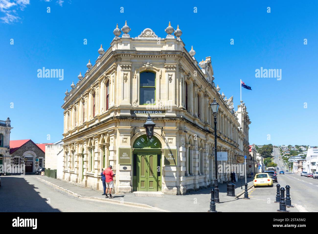 Historic Criterion Hotel (1877) in Oamaru's Victorian Precinct, Harbour ...