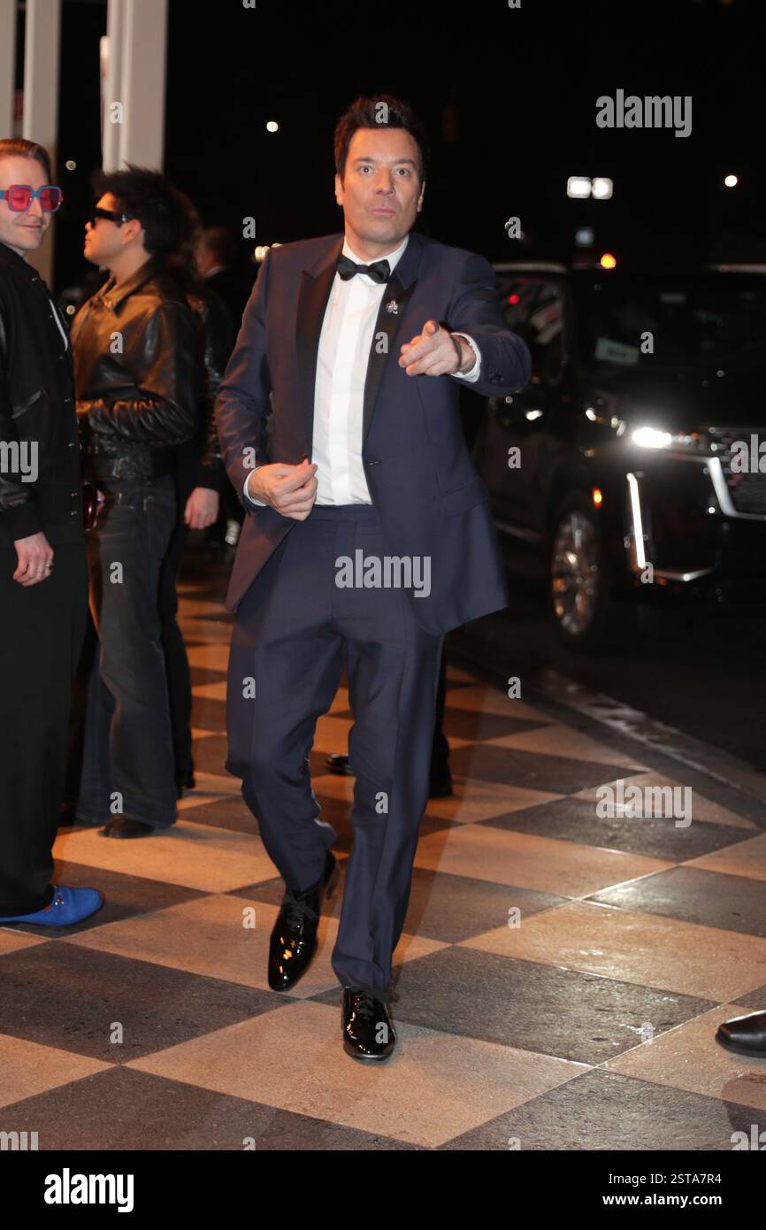 Ny, USA. 17th Feb, 2025. NEW YORK, NEW YORK - FEBRUARY 16: Jimmy Fallon ...