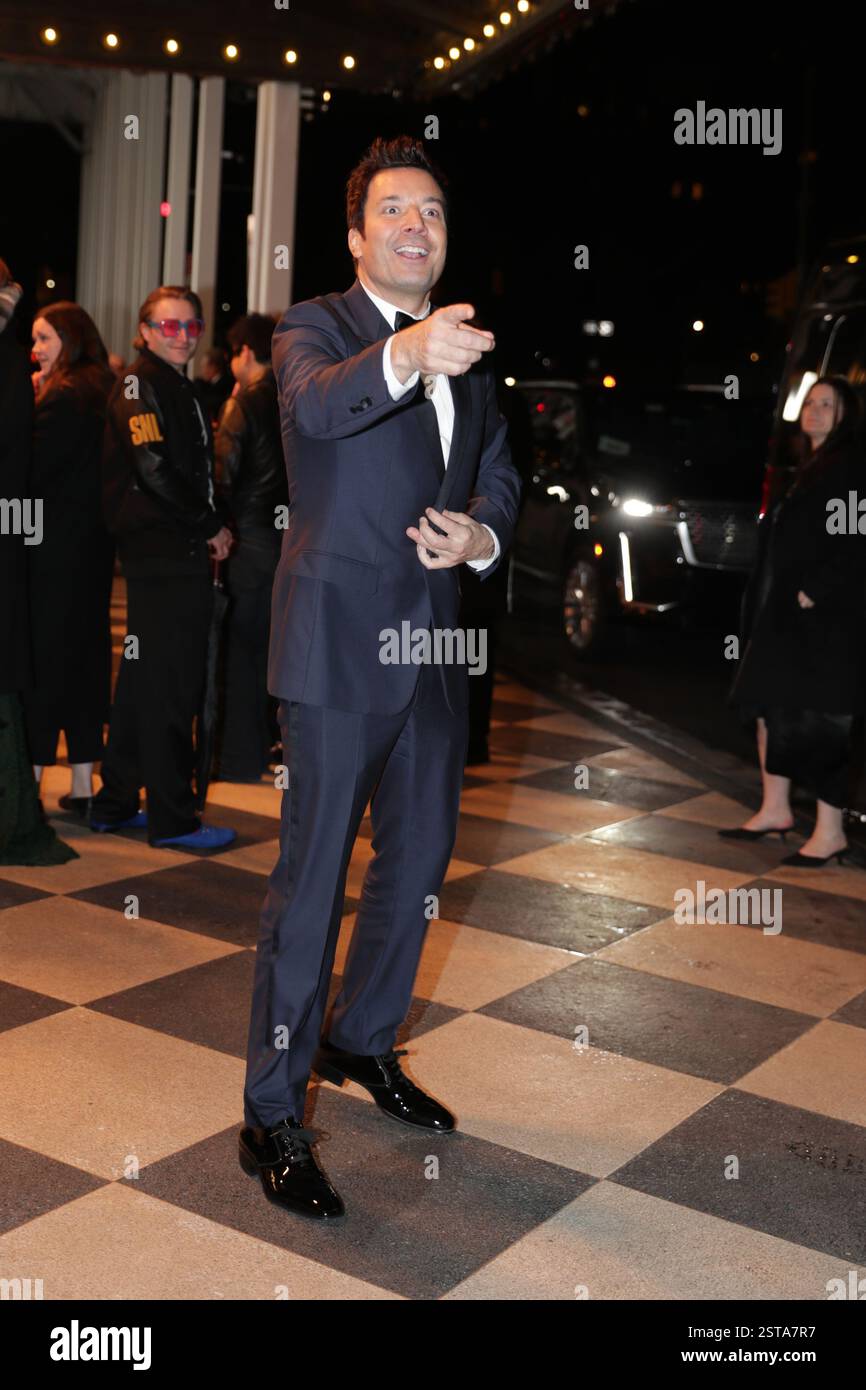 Ny, USA. 17th Feb, 2025. NEW YORK, NEW YORK - FEBRUARY 16: Jimmy Fallon ...