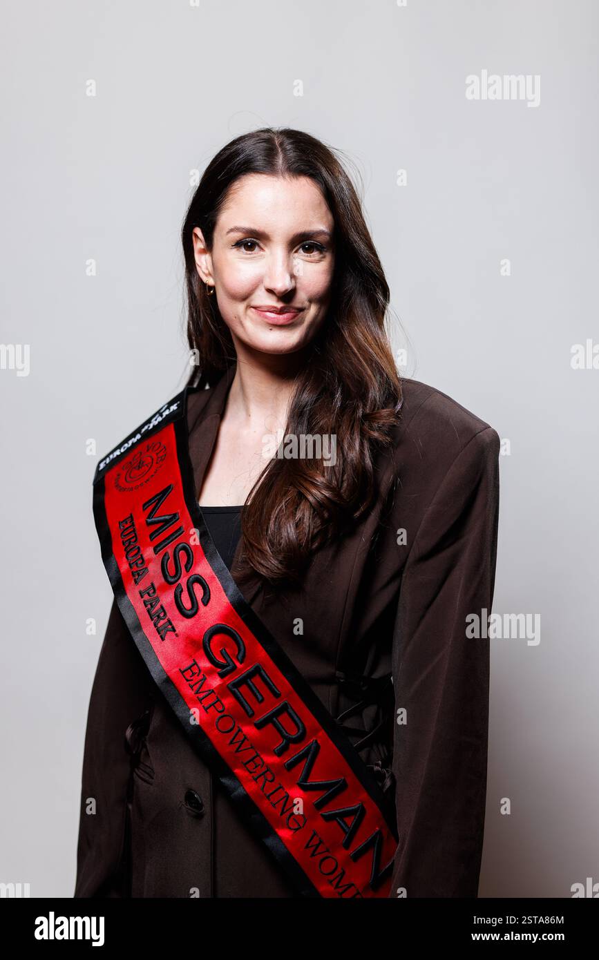 Rust, Germany. 17th Feb, 2025. Luisa Leon stands in a hotel at Europa ...