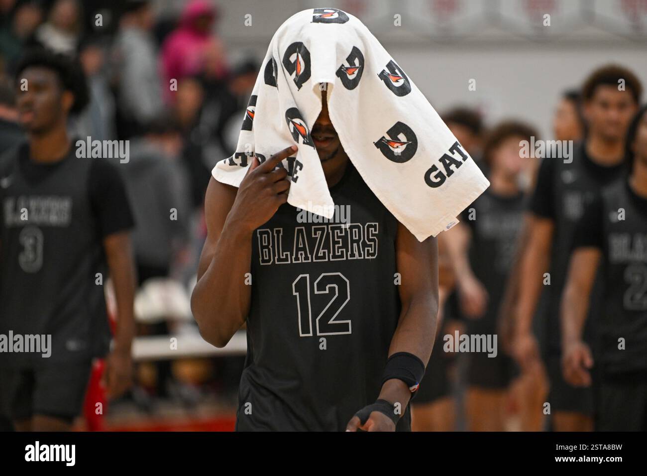 Sierra Canyon Trailblazers guard Bryce Cofield (12) during a high ...