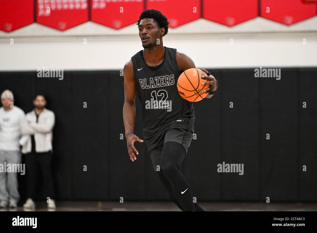 Sierra Canyon Trailblazers guard Bryce Cofield (12) during a high ...