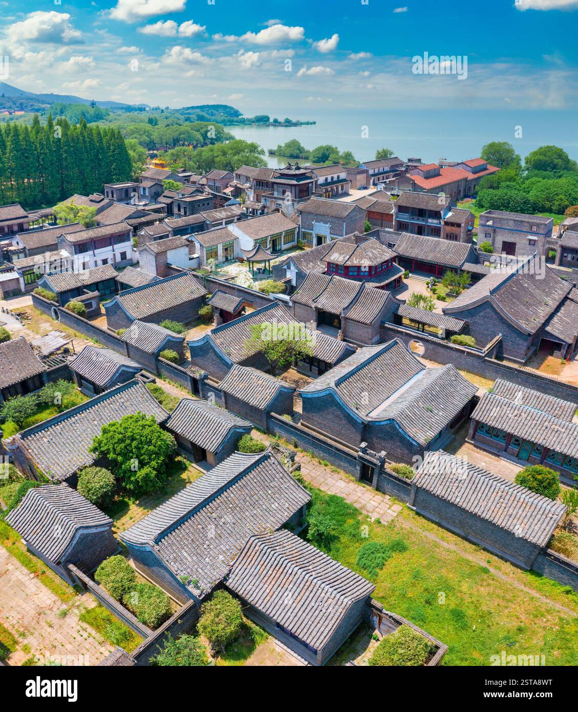 Three Kingdoms Water Margin Scenic Area, Wuxi City, Jiangsu Province ...
