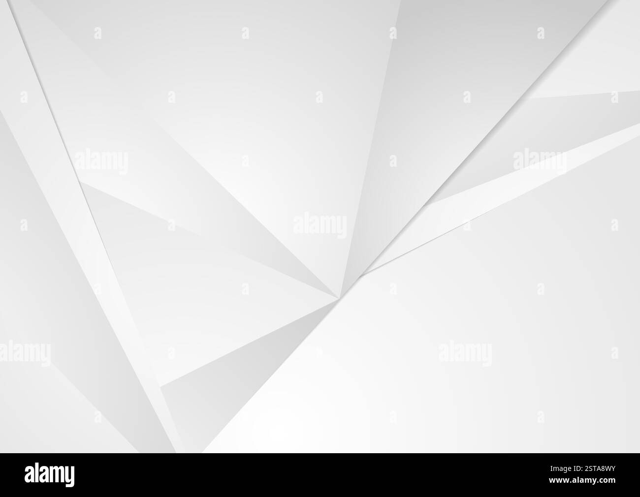 Grey minimal low poly abstract tech corporate background. Geometric ...