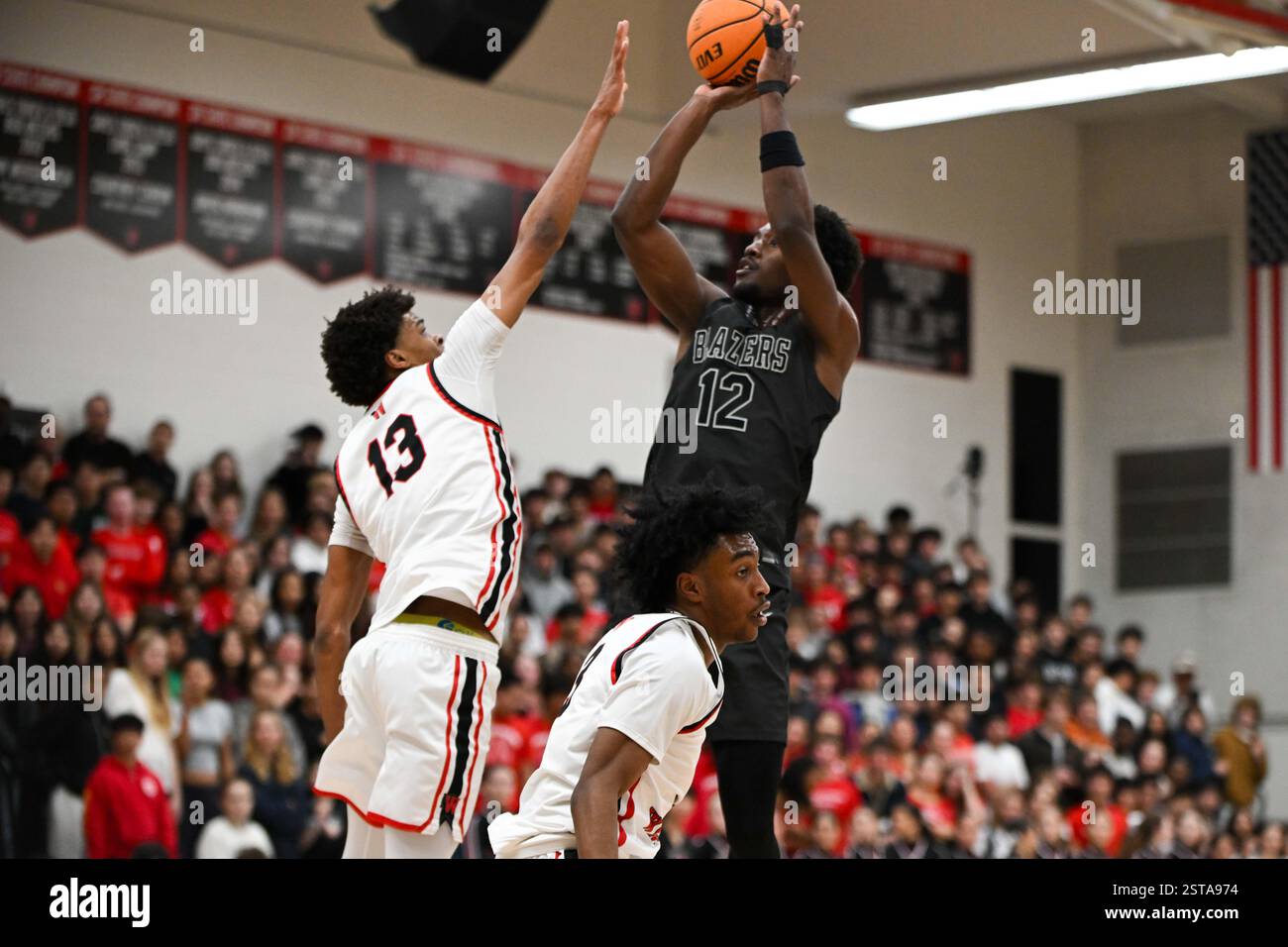 Studio City, United States. 28th Jan, 2025. Sierra Canyon Trailblazers ...